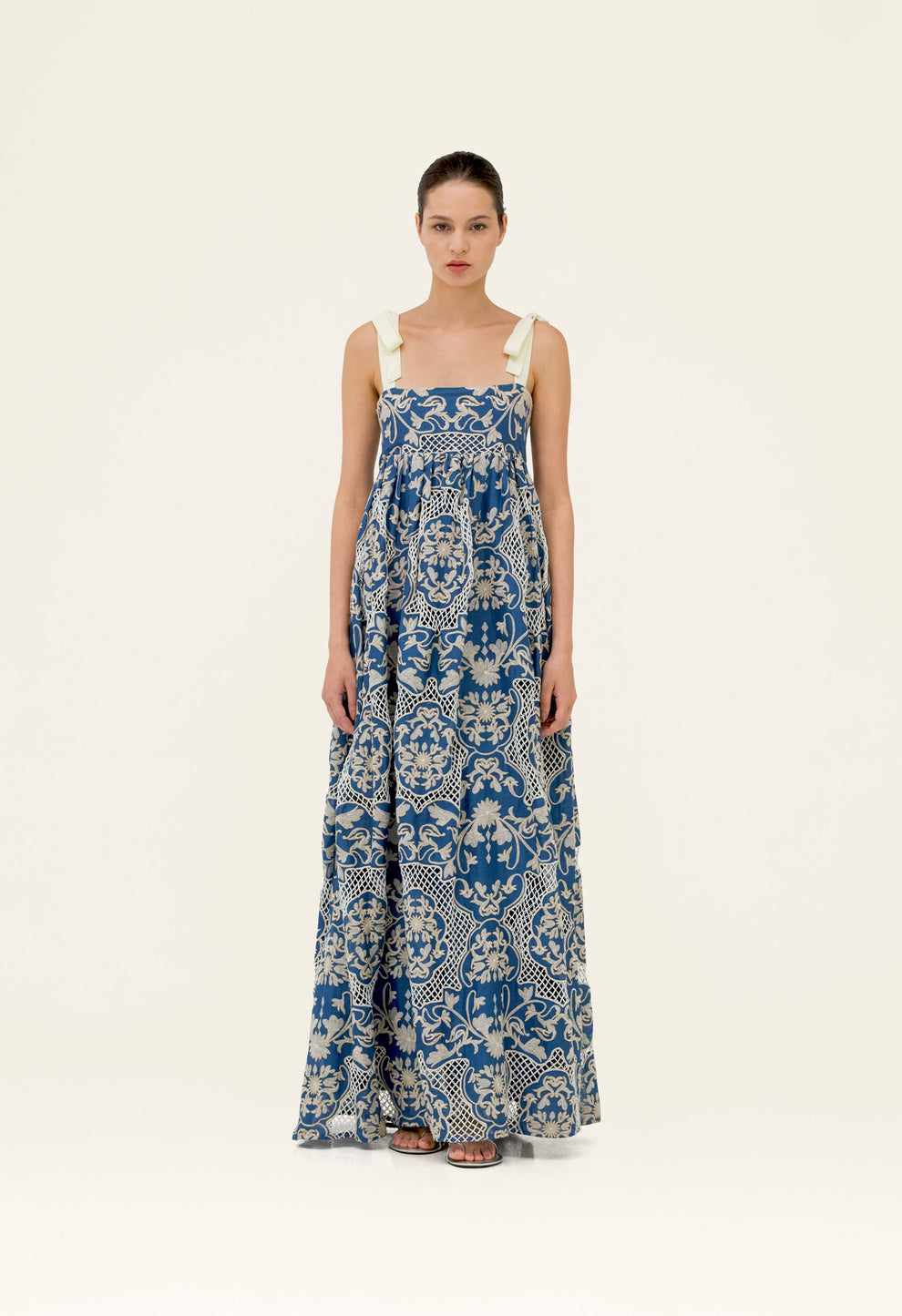 Verbena Ribbons Maxi Dress | Agua by Agua Bendita – AGUA by Agua ...